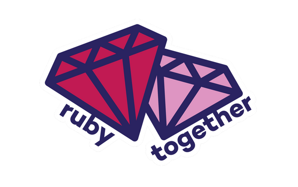 ruby together sticker 3-pack
